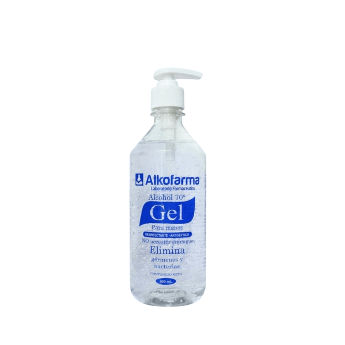 Alcohol en gel 70° Alkofarma 500ml - RVDISTRIBUCIONESINTEGRALES